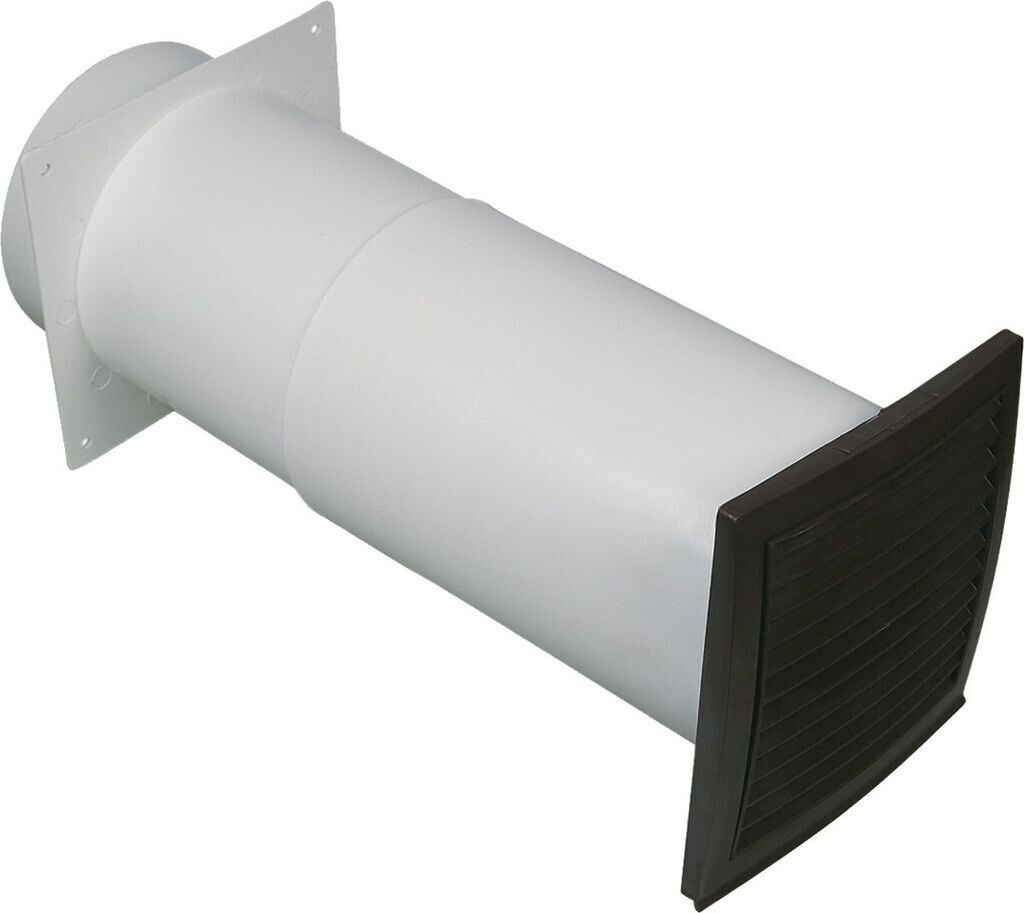 EUROPART Air-Tec Mauerdurchführung Kasten 150 braun ausziehbar Rückstauklappe Gitter ab 31,90 ...