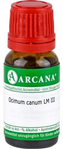 Arcana OCIMUM canum LM 3 Dilution 10 ml ab 15,33 € | Preisvergleich bei ...