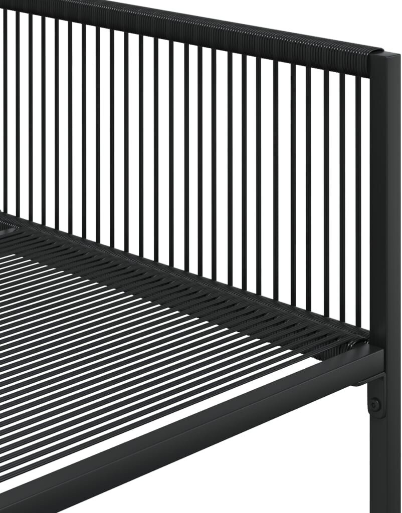 vidaXL 5-tlg. Garten-Essgruppe Schwarz Poly Rattan (3295048) ab 118,99 ...