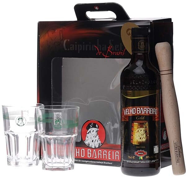 Velho Barreiro Cachaca Caipirinha Set Gold 0,7l 39% ab € 25,90 ...