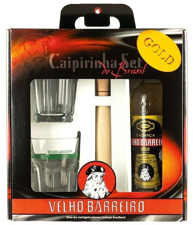 Velho Barreiro Cachaca Caipirinha Set Gold 0,7l 39% ab € 25,90 ...