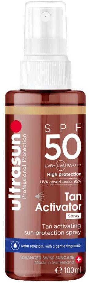 Buy Ultrasun Tan Activator Spray SPF50 100ml from £22.00 (Today) – Best ...