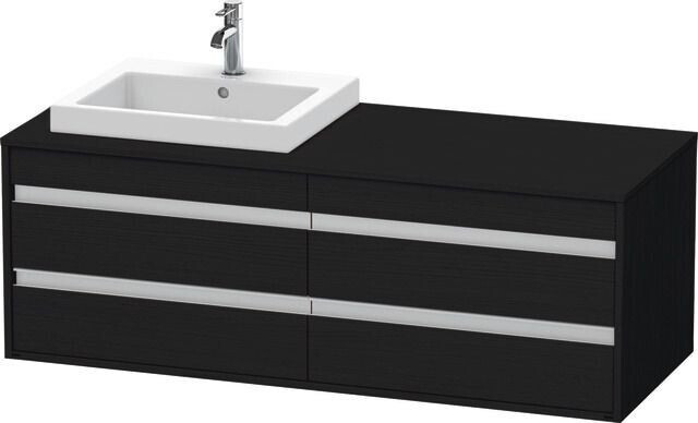 Duravit Ketho Waschtischunterbau wandhängend für Einbauwaschtisch links ...