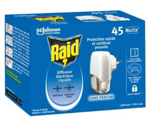 Buy Raid Fragrance-free electric anti-mosquito diffuser with refill ...