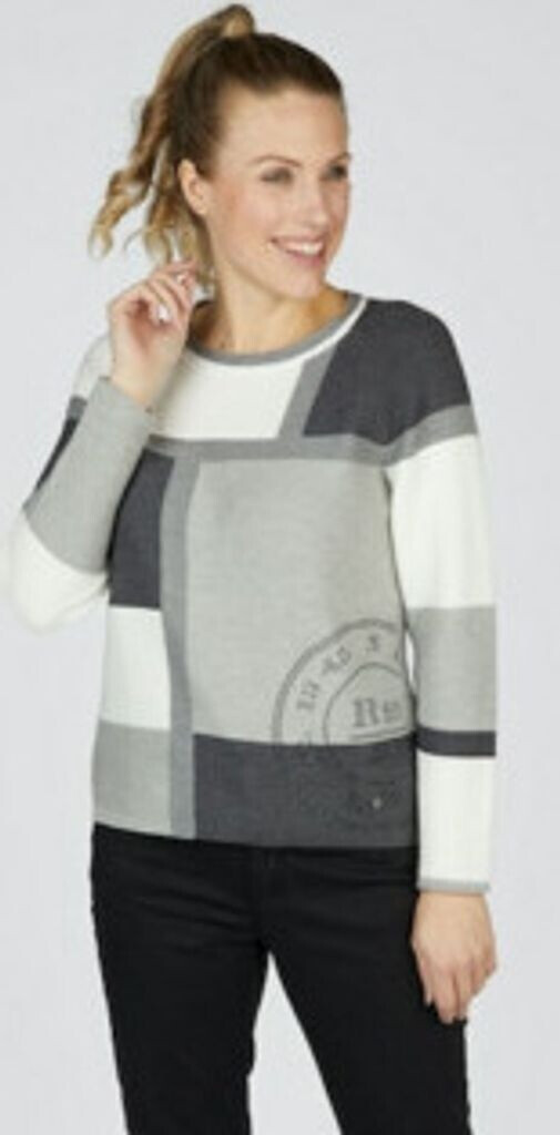 Rabe Pullover Colorblock-Design silber grau weiß ab 50,00 € | Preisvergleich bei idealo.de