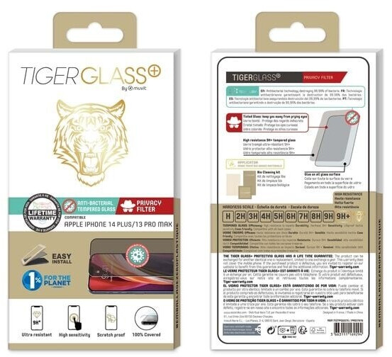 Muvit Scratch-resistant tempered glass screen protector (Apple iPhone ...