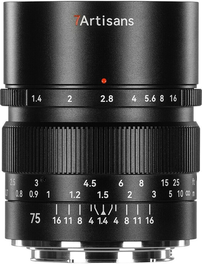 7artisans 75mm f1.4 au meilleur prix sur idealo.fr