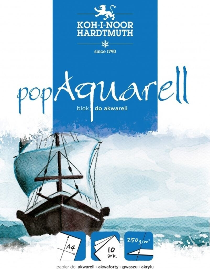 Buy Koh-I-Noor Watercolor pad A3 Pop Watercolor 10ark 250g from £10.87 (Today) – Best Deals on ...