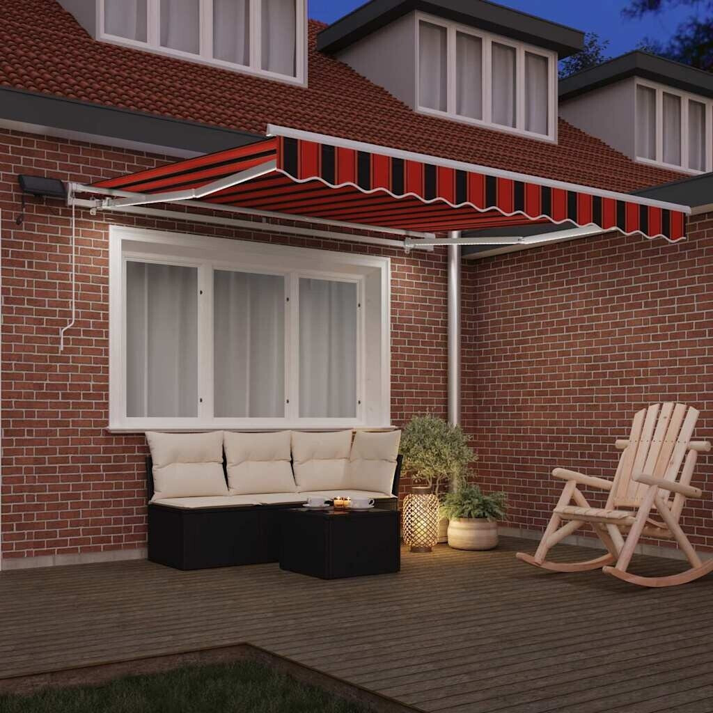 vidaXL Einziehbare Markise 300 x 250 cm Orange und Braun (3329938) ab ...