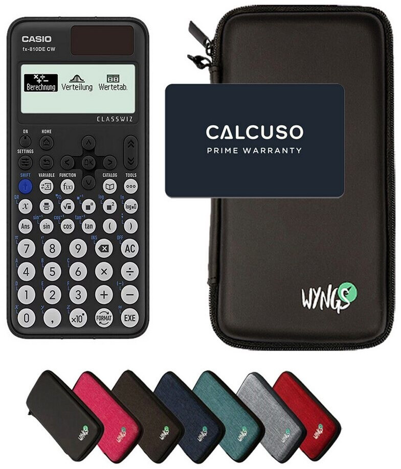 Casio ClassWiz FX-810DE CW mit Schutztasche ab € 36,99 | Preisvergleich ...
