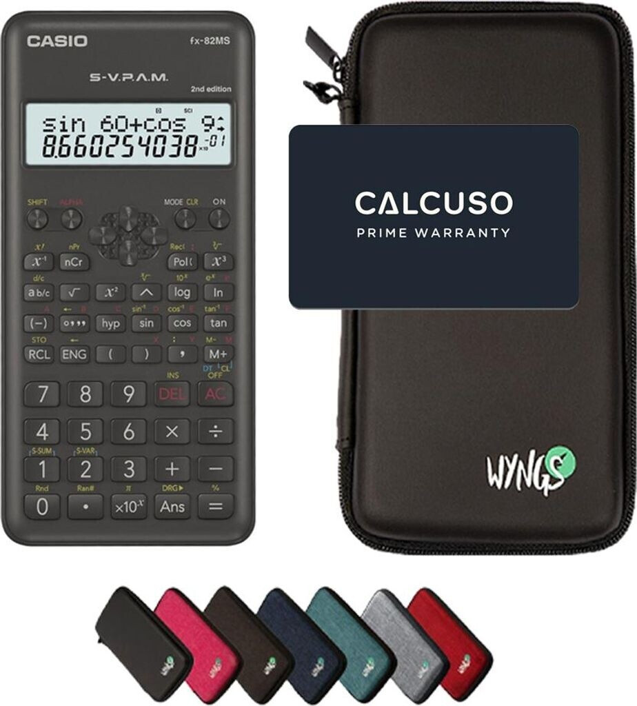 Casio FX-82MS-2 mit Schutztasche ab 18,99 € | Preisvergleich bei idealo.de