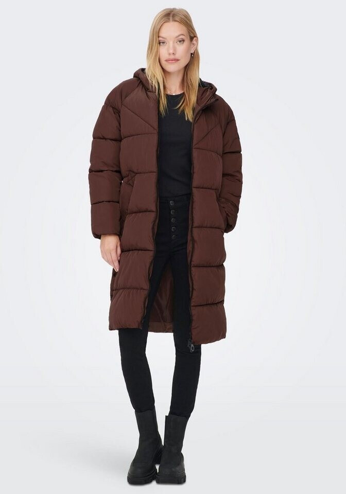 Only ONLAMANDA LONG PUFFER COAT Kapuze chestnut ab 55,99 € | Preisvergleich bei idealo.de