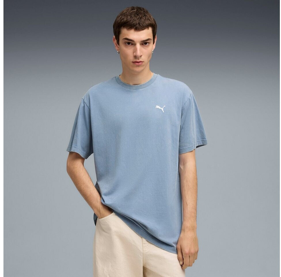 Puma ESS ELEVATED Relaxed Wash Tee cool blue blau ab 20,96 ...