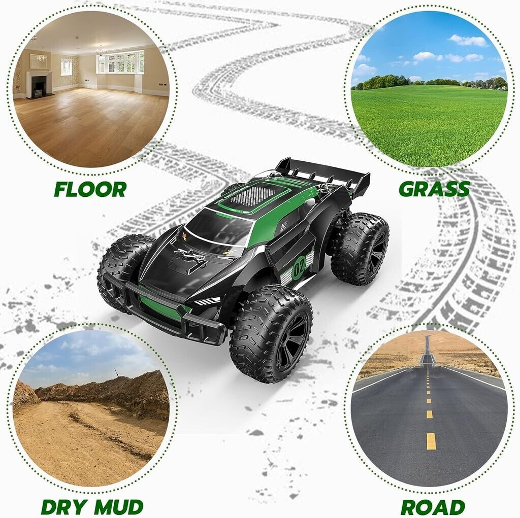Kizeefun Remote Controlled Car 1:22 RC Cars with 360° Stunt Racing Car ...