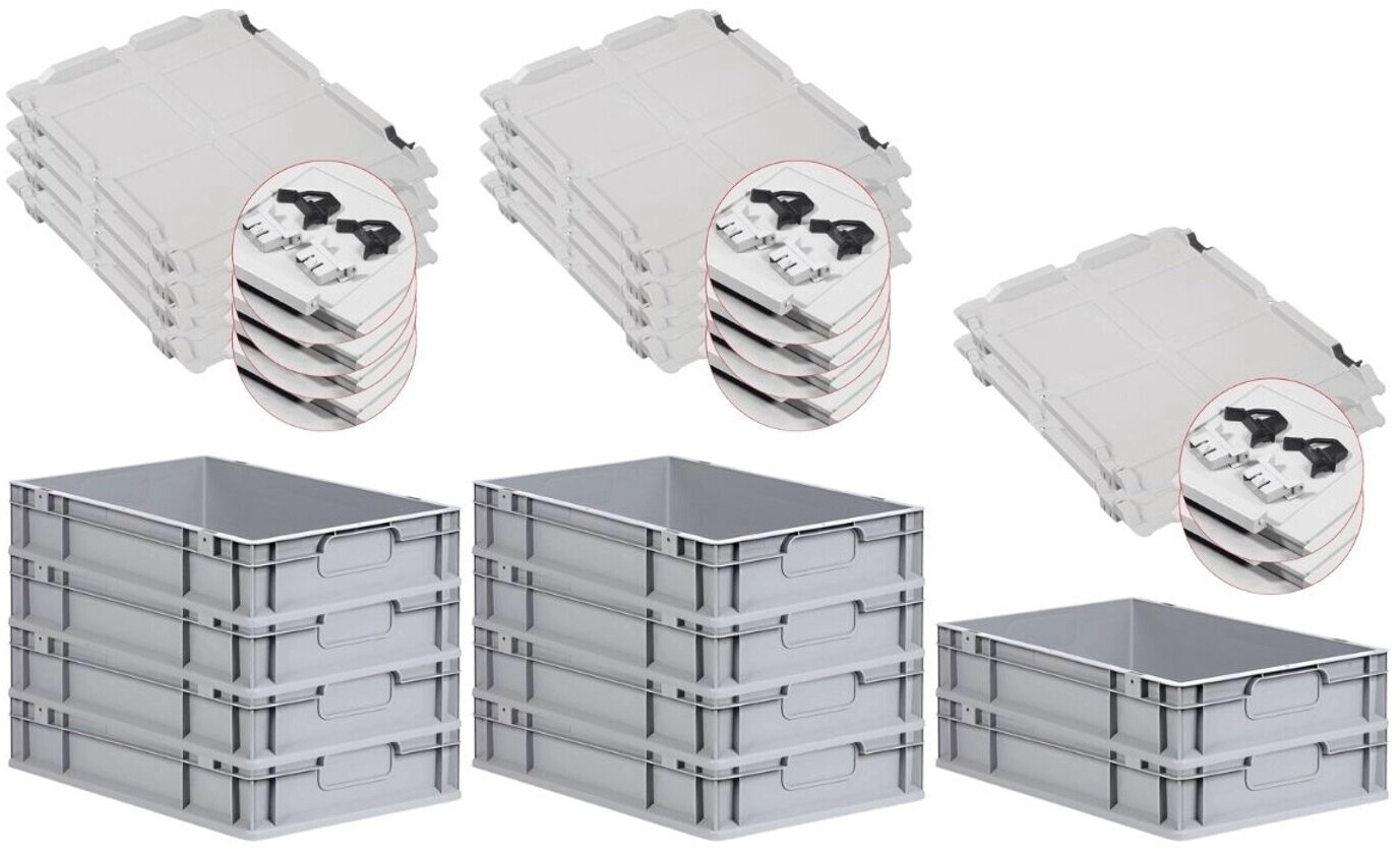 Proregal Spar Set 10x Eurobox Nextgen Economy Mit Scharnierdeckel ...