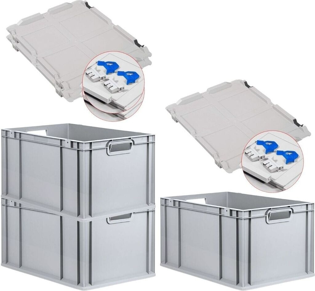 Proregal Spar Set 3x Eurobox Nextgen Economy Mit Scharnierdeckel ...