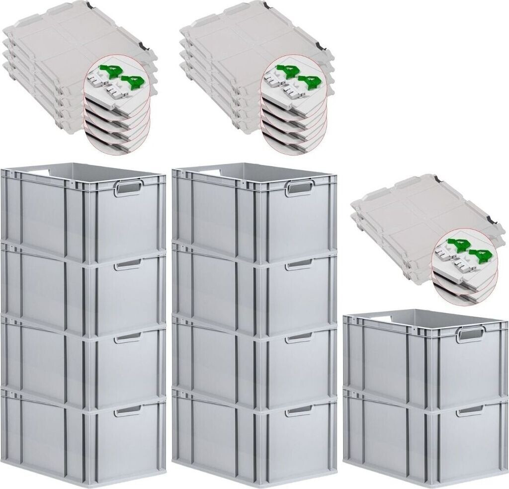 Proregal Spar Set 10x Eurobox Nextgen Economy Mit Scharnierdeckel ...