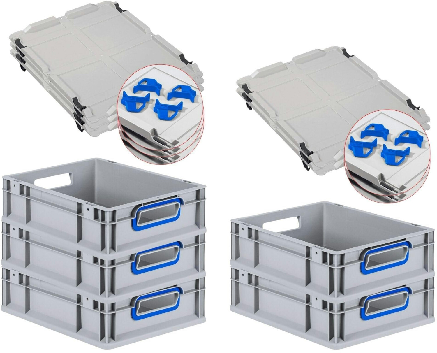 Proregal Spar Set 5x Eurobox Nextgen Color Mit Auflagedeckel ...