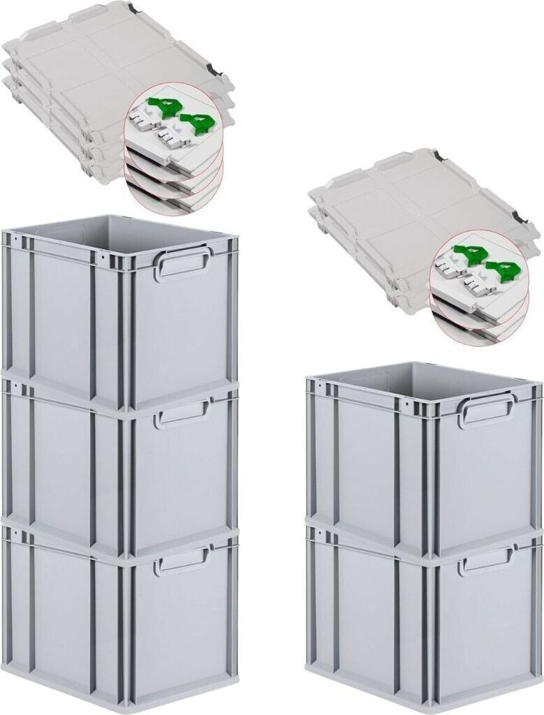 Proregal Spar Set 5x Eurobox Nextgen Economy Mit Scharnierdeckel ...