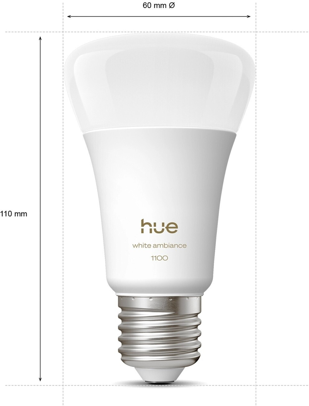 Philips Hue A60 White Ambiance 1.100 lm E27 desde 39,83 € | Compara ...