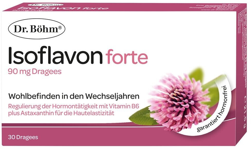 Dr. Böhm Isoflavon forte 90 mg Dragees ab € 24,55 | Preisvergleich bei ...