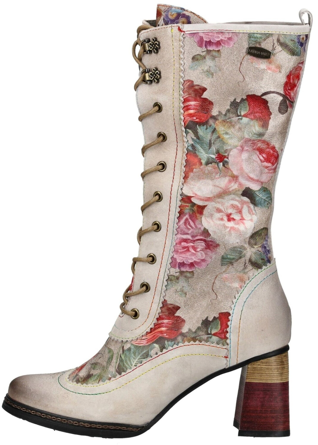 Laura Vita Leather/Textile Lace-up Boots beige ab 127,96 ...