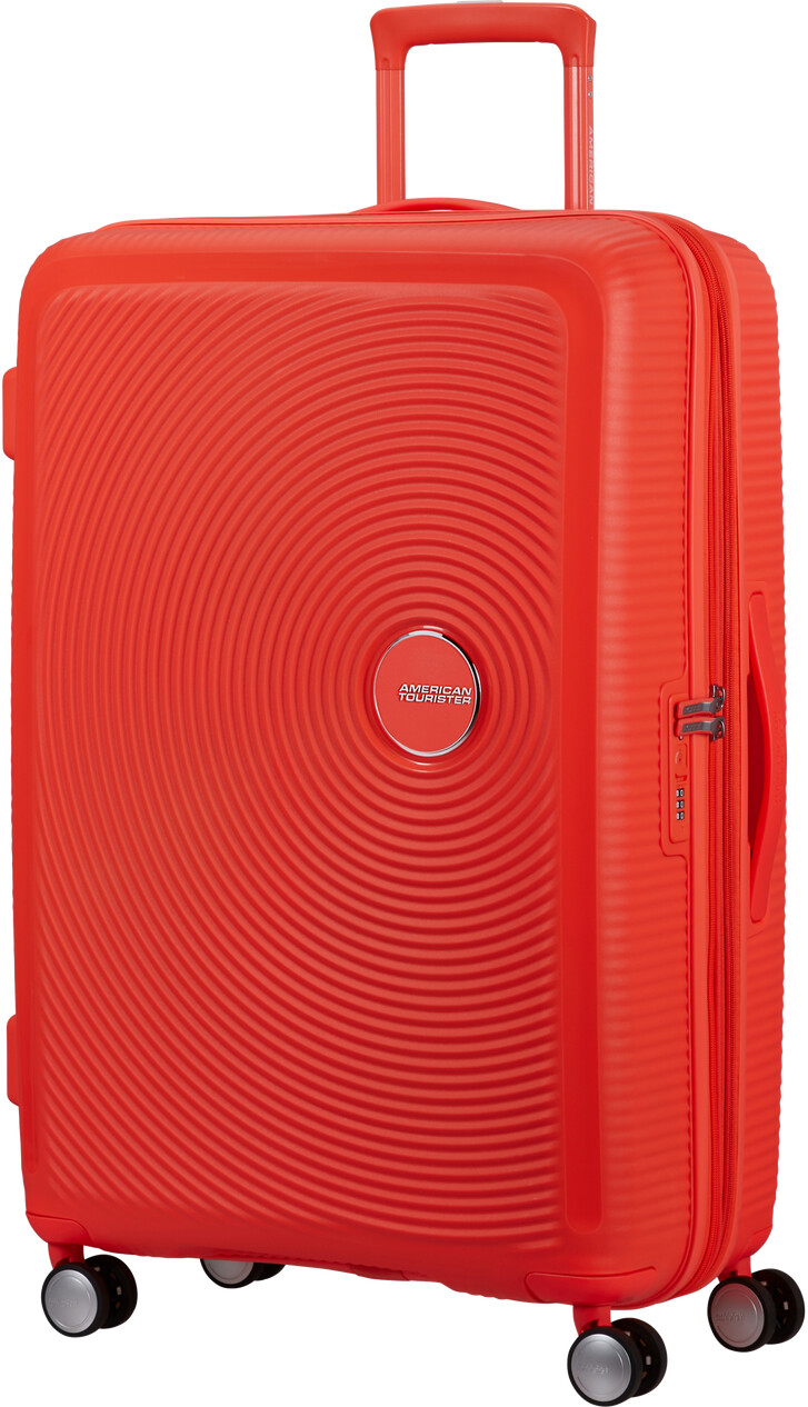 Buy American Tourister Soundbox 4 Wheel Trolley 77 cm neon orange from ...