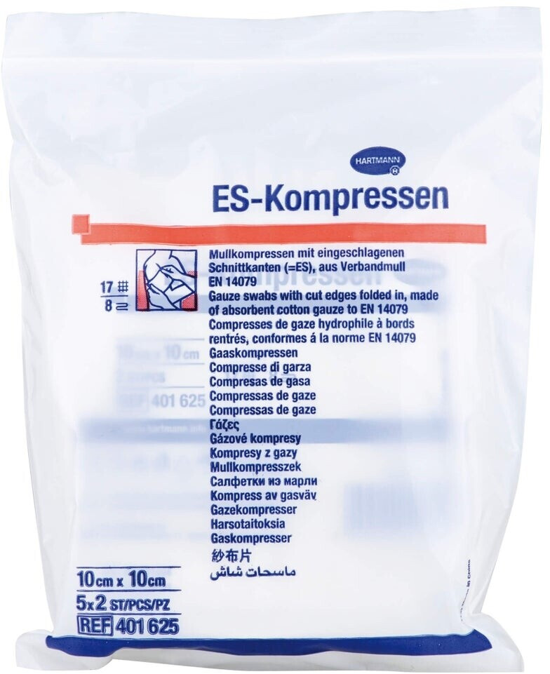CPC Medical Es-Kompressen Steril 7.5x7.5cm 8Fach 10 Stk. ab 2,85 ...