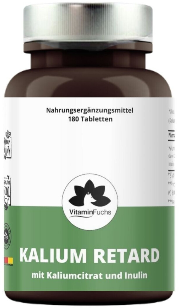 VitaminFuchs Kalium Retard Tabletten 180 Stk. ab 89,10 ...