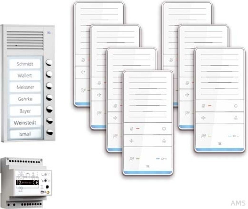 TCS PAAF071/001 audio:pack AP für 7 Wohneinheiten mit Außenstation PAK ...