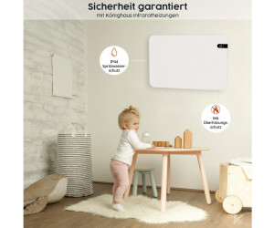 Könighaus Infrared heater, Smart Dual infrared heater 450-800W, incl ...