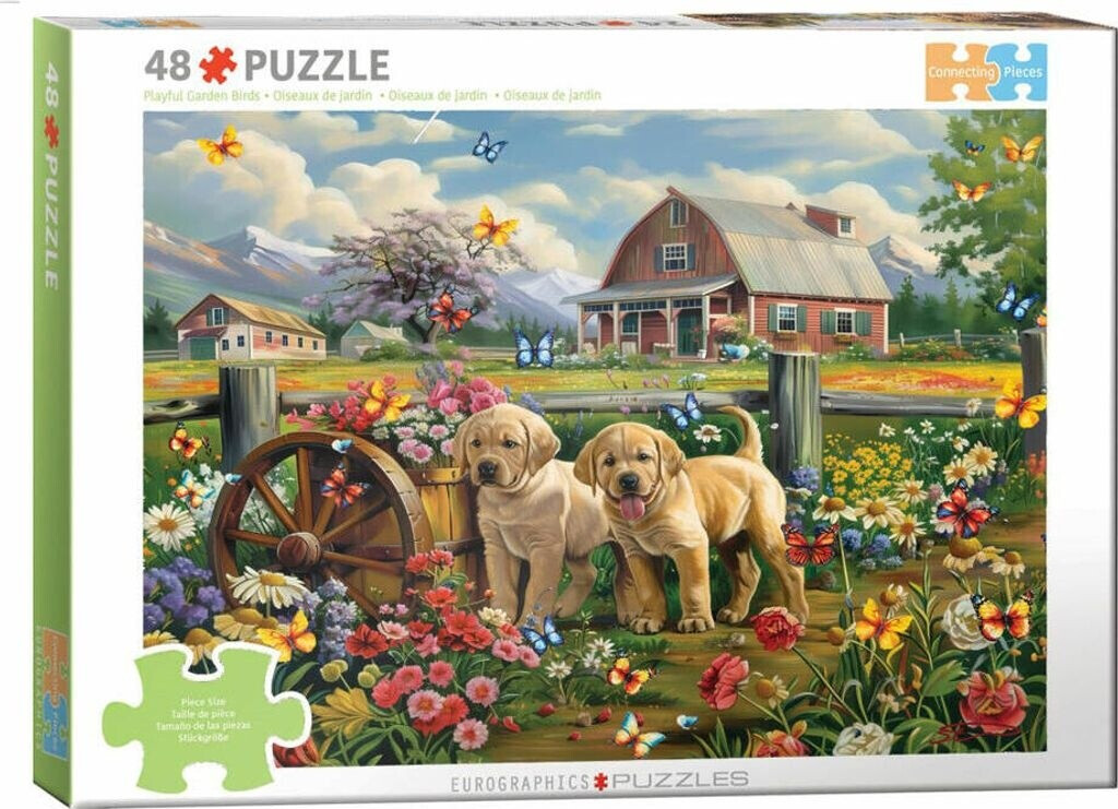 Buy Eurographics CP48 - Puppy Spring by Shawna Steward 49 puzzle pieces ...