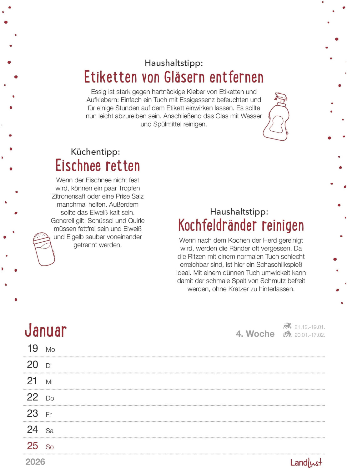 Buy Neumann Verlage Landlust – Simply Homemade 2026 – Picture Wall ...