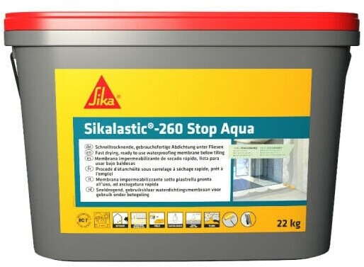 Sika Sikalastic-260 Stop Aqua - 8m² - 22kg ab 351,35 € | Preisvergleich ...