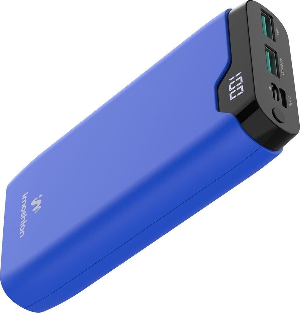 imoshion Powerbank 20000 mAh Quick Charge et Power Delivery bleu cobalt ...