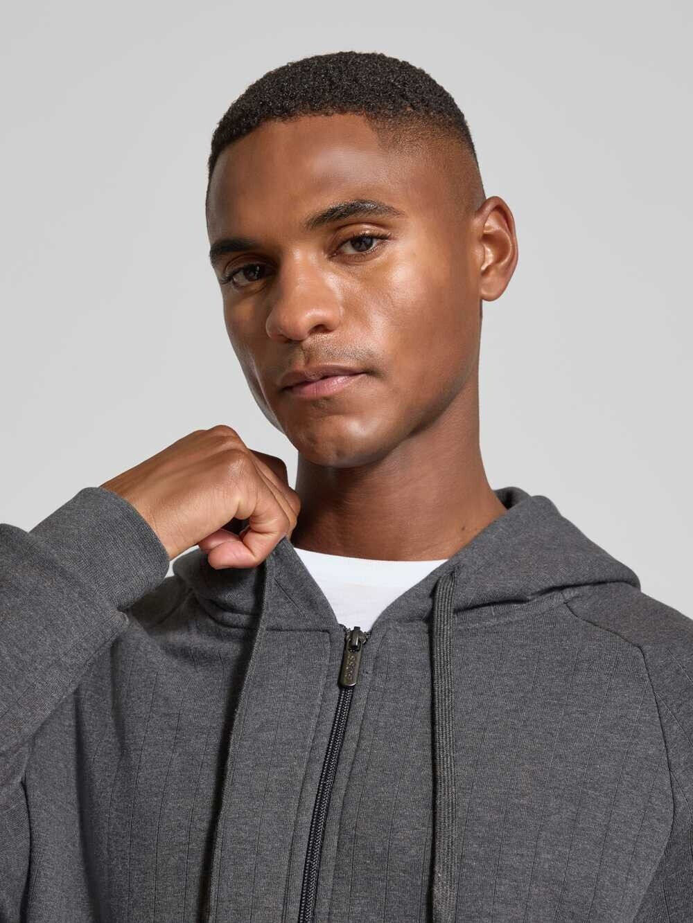 Buy Hugo Boss Mix&match Full Zip Sweatshirt (50548390) anthracite from ...