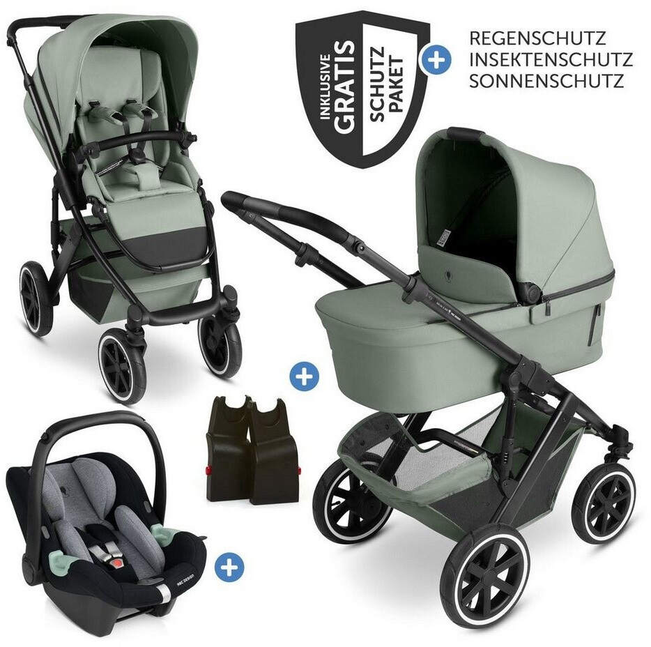 ABC Design 3in1 Kinderwagen-Set Salsa 5 Air inkl. Babywanne, Babyschale ...