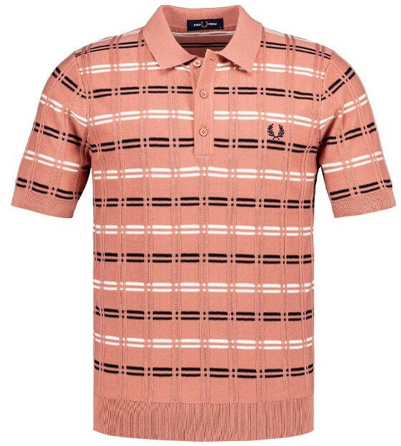 Fred Perry Slim Fit Kurzarm Polo-Shirt orange gemustert ab 119,96 ...