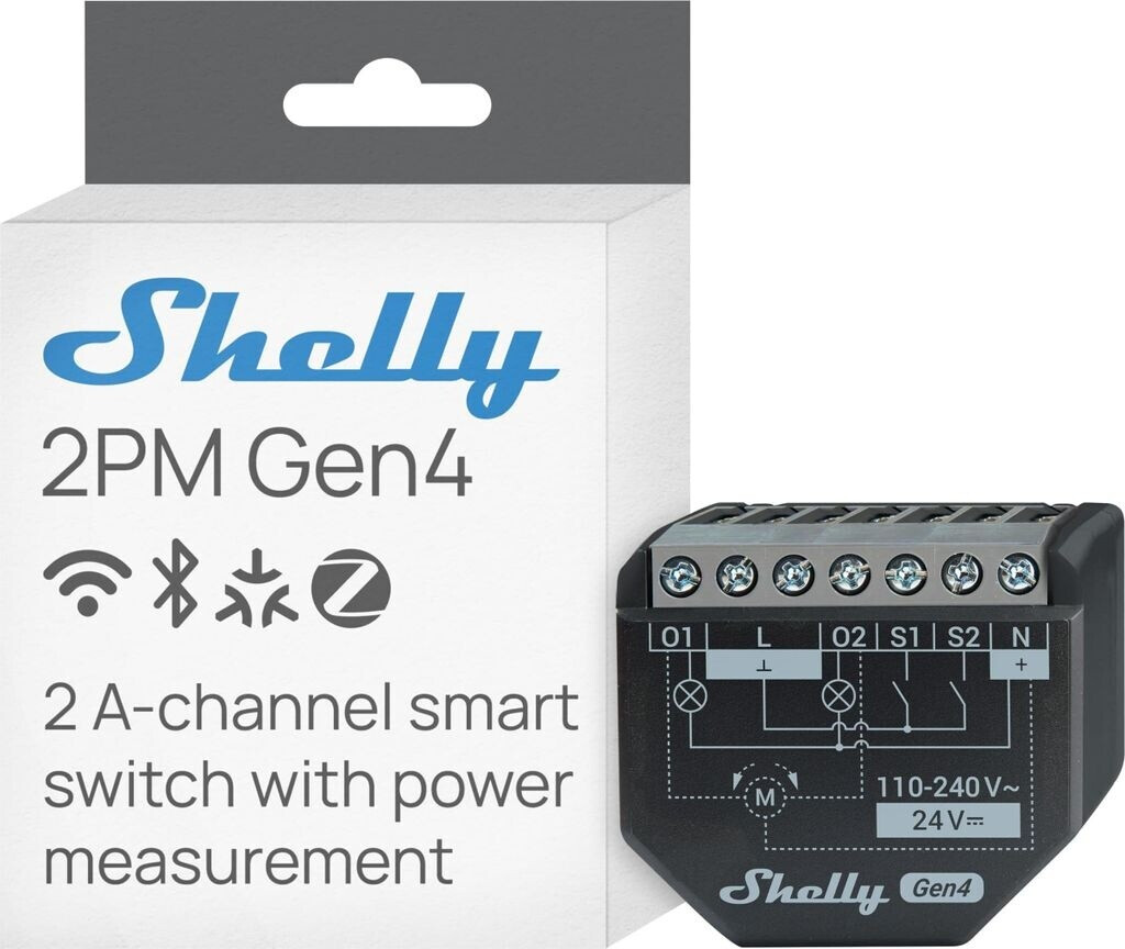 Shelly 2PM Gen4 desde 27,96 € | Compara precios en idealo