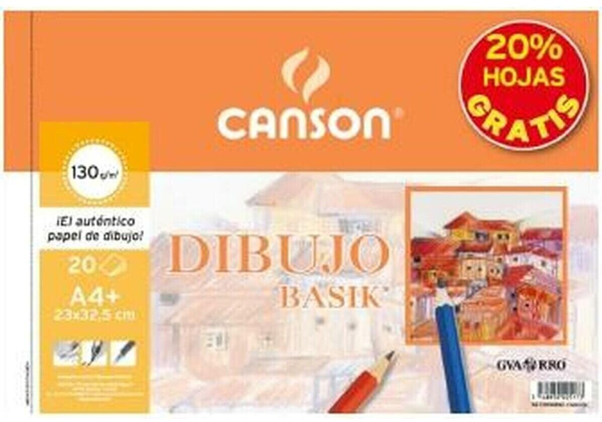 Canson Canson Heft + Block Zeichenblock Basik A4 130 g/m² Mikroperforiert ab 47,01 ...