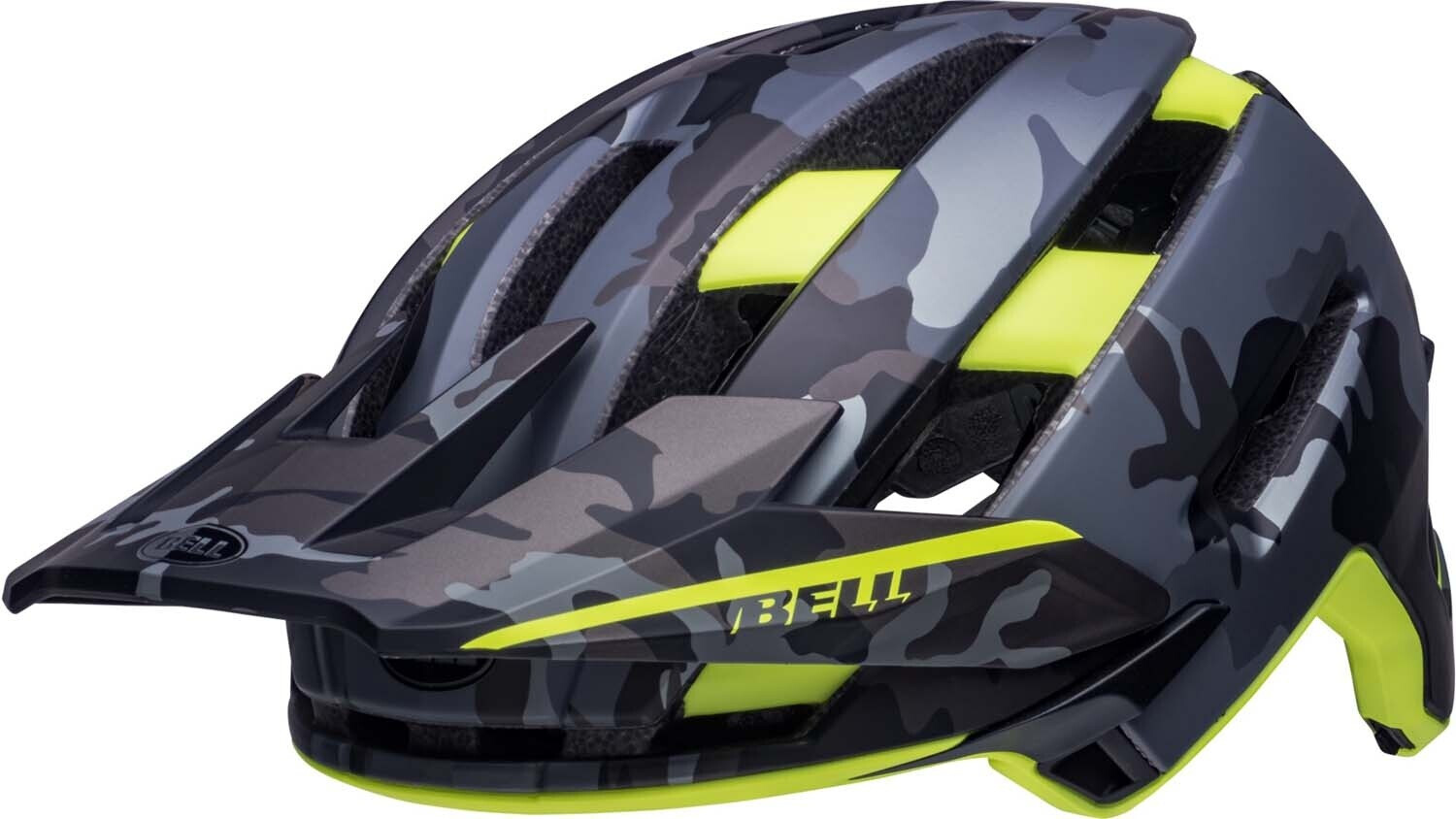 Bell Super Air Spherical matt camo gray/yellow - Where to Buy ...