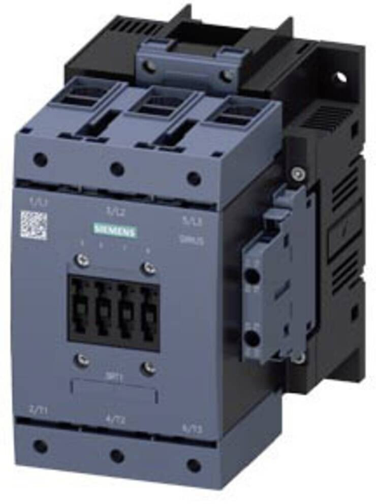 Siemens 3RT10541AS36 C-3e,115A/55kW/400V,3-polig C/DC500-550V,2S+2Ö ...