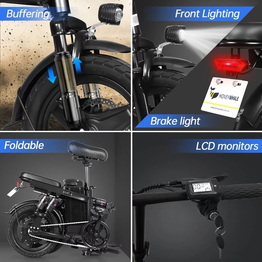 SMART AI Mini E-Bike 14 Zoll 48 V 15 Ah blau ab 571,99 € | Preisvergleich bei idealo.de