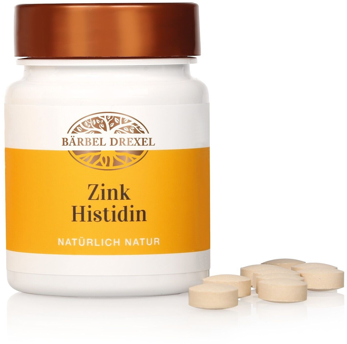 Bärbel Drexel Zink Tabletten Hochdosiert L-Histidin (86 Stk) Vegane ...