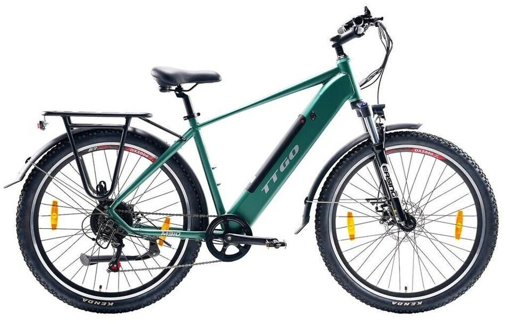 SMART AI 27,5" 15AH E Bike Trekkingrad Herren Damen ,100km Reichweite 250W Motor mit 7-Gang ...