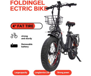 SMART AI E Bike Herren -Ebike mit 48V 15Ah Samsung Batterie E Bike 20 Zoll 7-Gang LCD-Display E ...