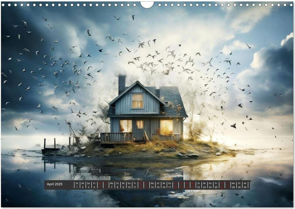 Calvendo Unheimliche Behausungen (Wandkalender 2025 DIN A3 quer ...