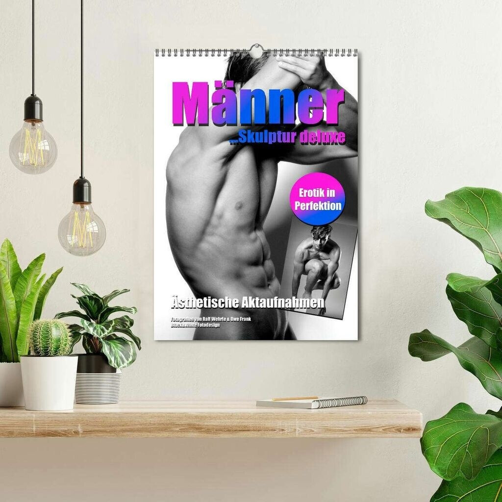 Calvendo Männer... Skulptur deluxe (Wandkalender 2025 DIN A3 hoch), Monatskalender (ISBN: 978-3 ...
