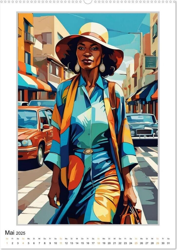 Calvendo Modern Art Frauenbilder (Wandkalender 2025 DIN A2 hoch), Monatskalender (ISBN: 978-3 ...