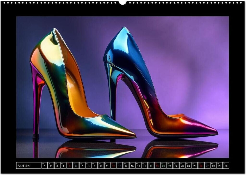 Calvendo High heel verführerisch schön (Wandkalender 2025 DIN A2 quer), Monatskalender (ISBN ...